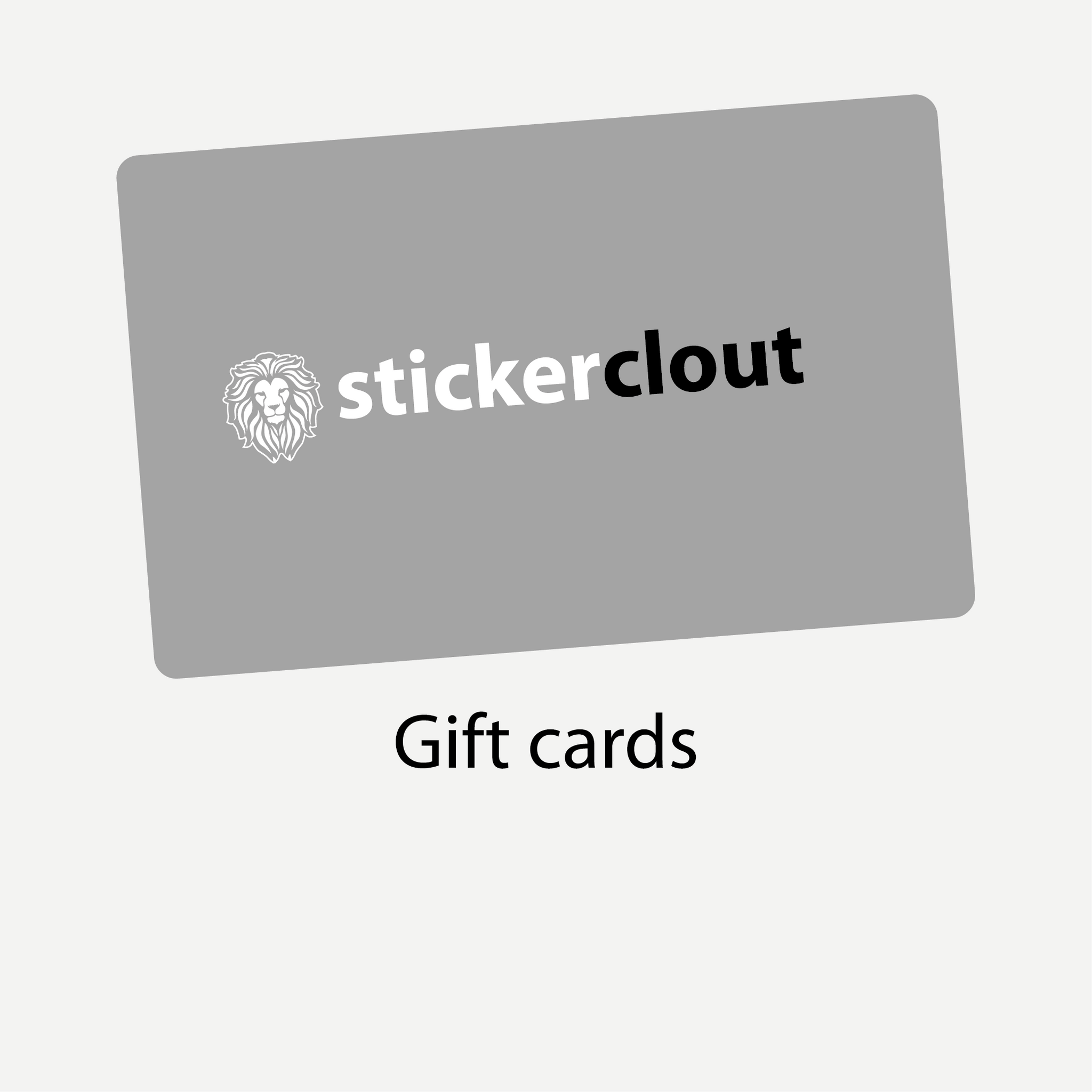 Custom GIftcards | Sticker Clout