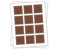 Square Labels Sheet | Sticker Clout